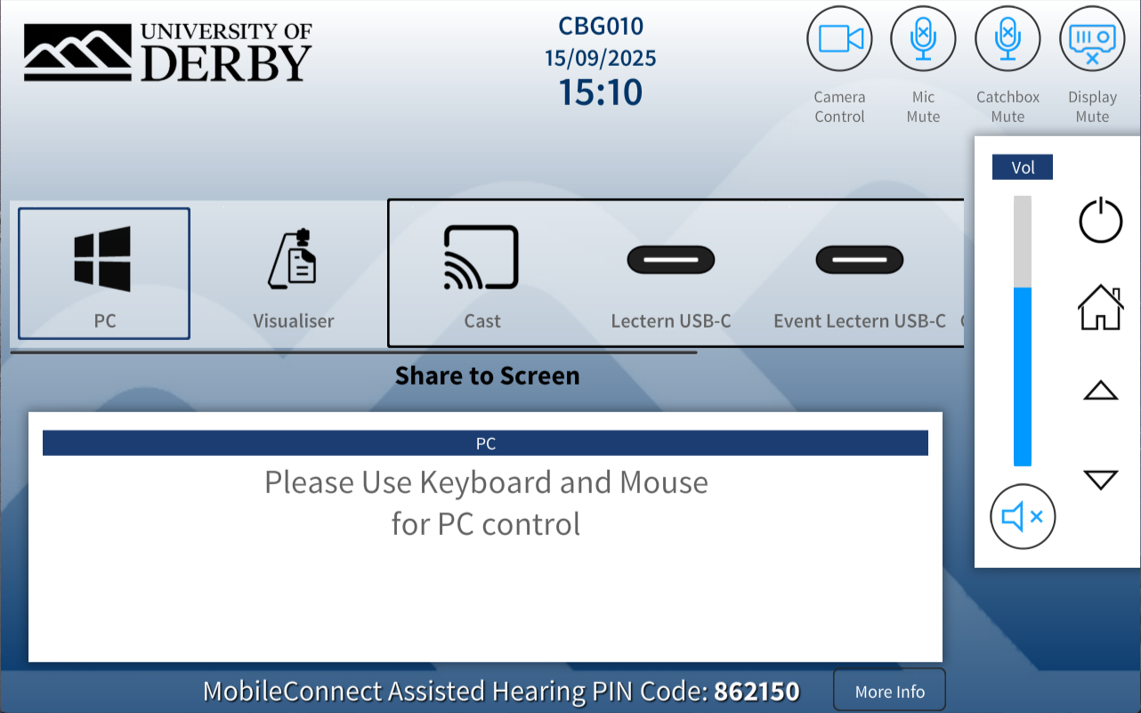Cavendish Building CBG010 Ashby Lecture Theatre – IT Services ...