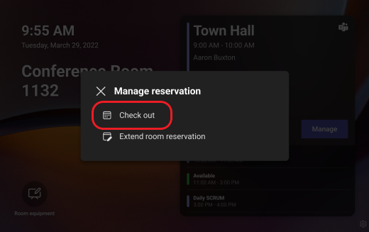Microsoft Teams Room Booking Panels – IT Services - University of Derby
